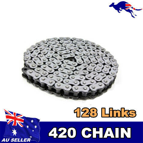 2x 420 128 Links Chain Dirt Pit Bike Atomik Thumpstar DHZ Pitpro ...