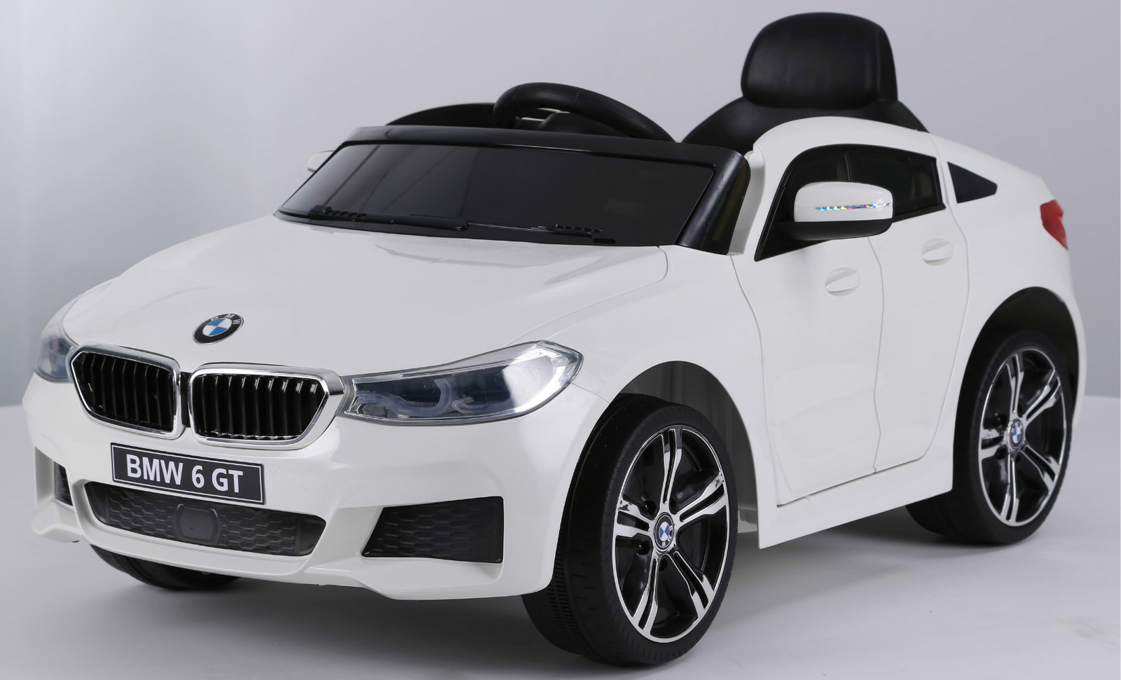 WHITE BMW GT 6 SERIES LICENSED KIDS ELECTRIC 12V RIDE ON TOY CAR ...
