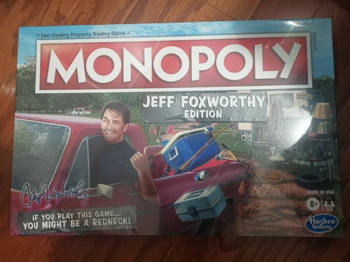 SEALED Monopoly Jeff Foxworthy Edition Board Game Redneck Family Fun ...