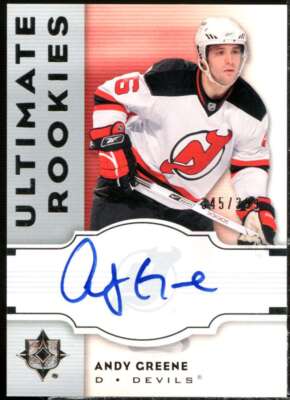 Andy Greene AU RC Card 2007-08 Ultimate Collection #137 | eBay