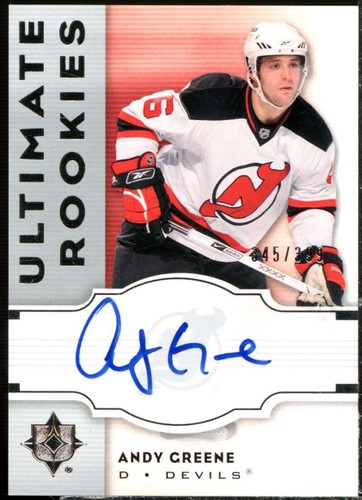 Andy Greene AU RC Card 2007-08 Ultimate Collection #137 | eBay