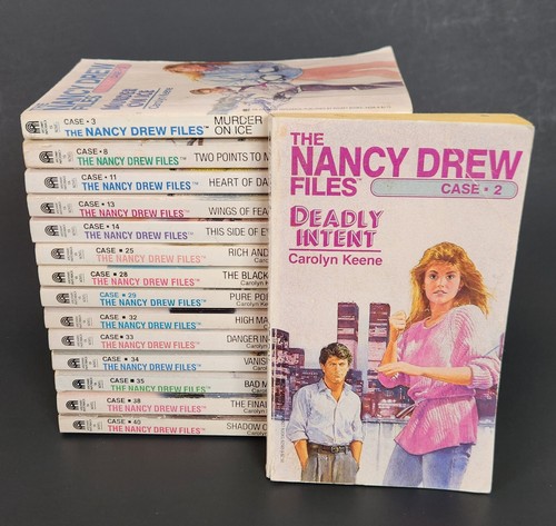 Nancy Drew Files Lot of 15 Vintage 1980s Paperback 2 3 8 11 13 14 25 28 ...