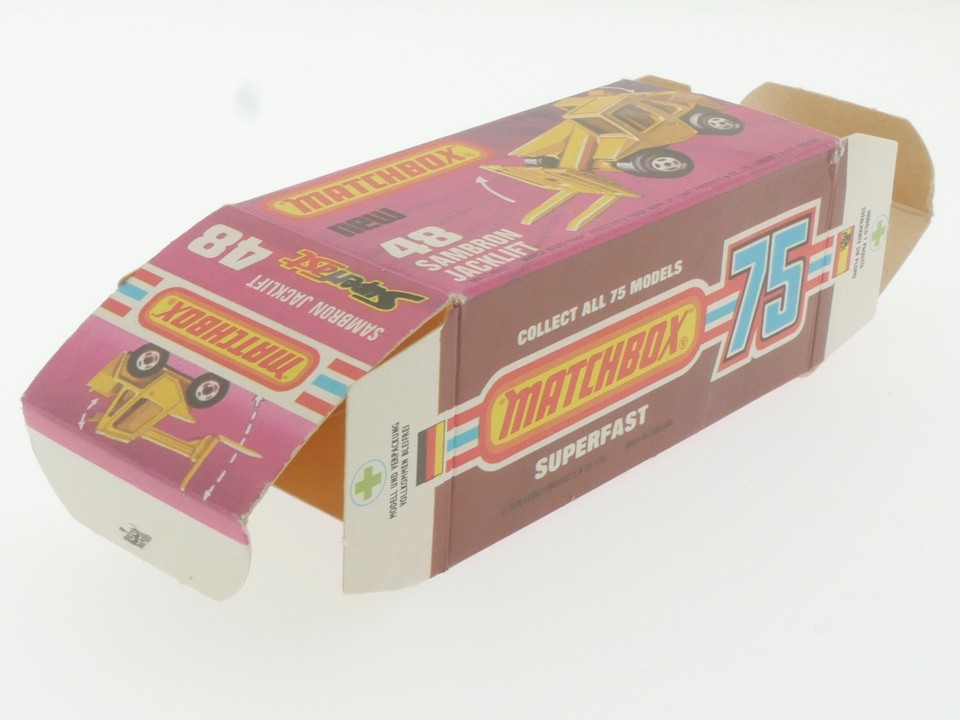 Matchbox 48 Superfast Sambron Jacklift Forklift Near MIB OVP 1611-22-92 ...