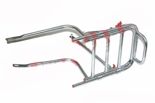 Fits Royal Enfield Adjustable Rear Luggage Carrier Chrome Plated ECs | eBay