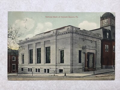 F980 Postcard National Bank of Kenneth Square PA Pennsylvania | eBay