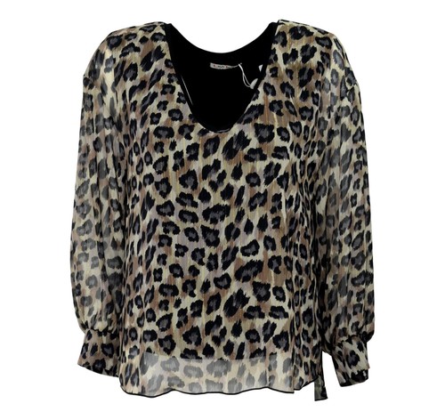 Lisa Kott Blouse 9031 Spotted Color Curvy Style | eBay