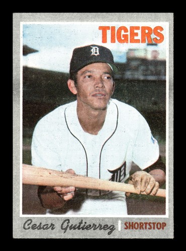 Cesar Gutierrez 1970 Topps MLB Baseball #269 Detroit Tigers Set-Break ...