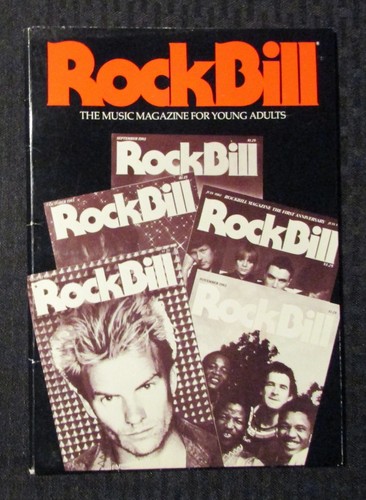 1987 ROCKBILL Magazine Promo Kit w March Issue FVF 7.0 Pretenders ...
