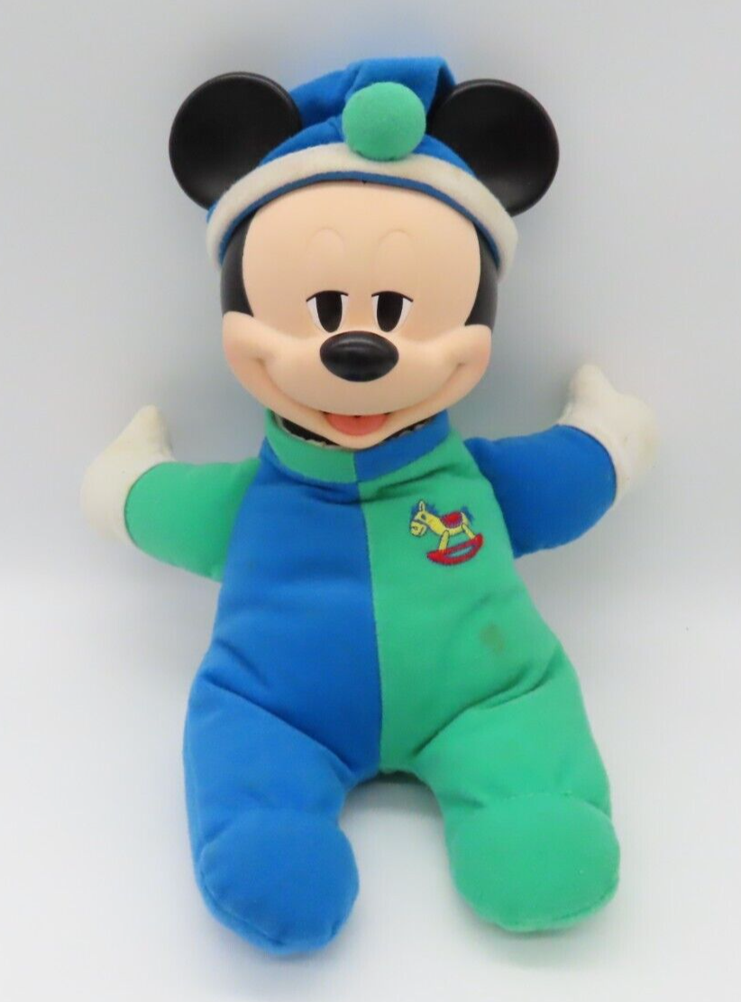 Vintage Mattel ArcoToys Mickey Mouse Hug & Glo Glow Light Up Plush Doll ...