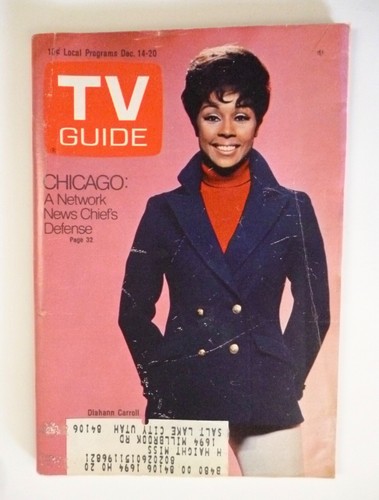 Utah-Ida Dec. 14 1968 TV Guide JULIA Diahann Carroll Buffy Sainte-Marie ...