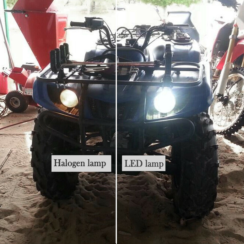 For Suzuki King Quad 300 700 Quadrunner 500 LED Headlight Bright White ...