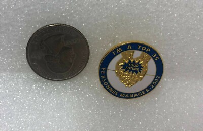 2002 I'm A Top 35 Personnel Manager Pin | eBay