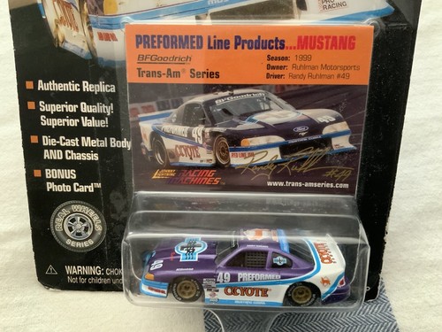 JOHHNY LIGHTNING RACING MACHINES FORD MUSTANG COBRA DRIVER RANDY ...