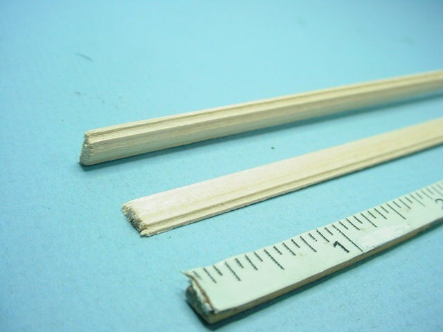 Miniature Chair Rail (2 Pcs) #NE952 Basswood Northeastern | eBay