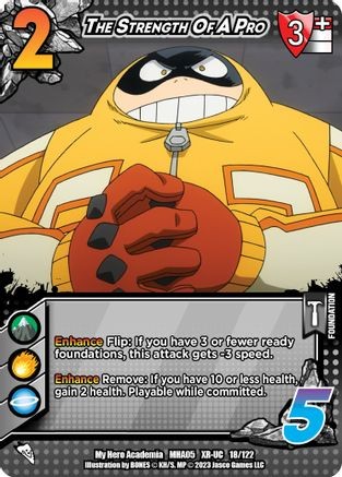 1X-The Strength Of A Pro (XR) - 1st Edition-MHA05-Undaunted Raid ...