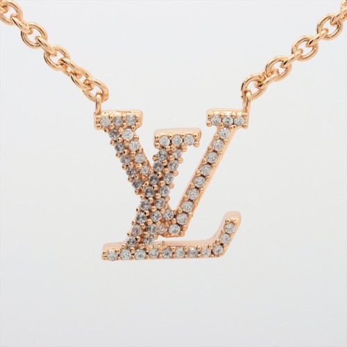 Louis Vuitton M00596 Collier LV Iconic AK4212 Necklace GP×Rhinestone ...