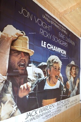 LE CHAMPION the champ ! Ricky Schroder affiche cinema geante 8 panneaux ...