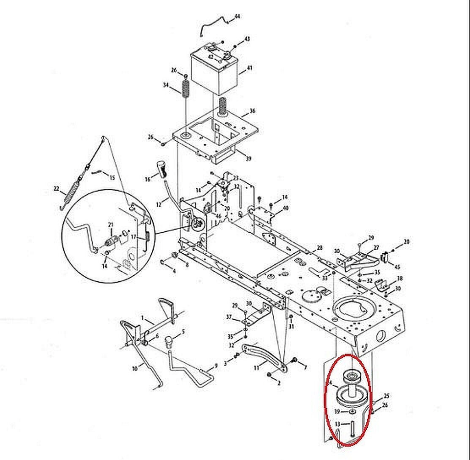 MTD TROYBILT CRAFTSMAN STACK PULLEY w/HARDWARE 756-04196 | eBay