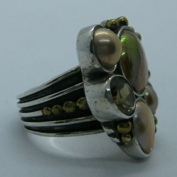 Echo The Dreamer Freshwater Pearl & Citrine Sterling … - Gem