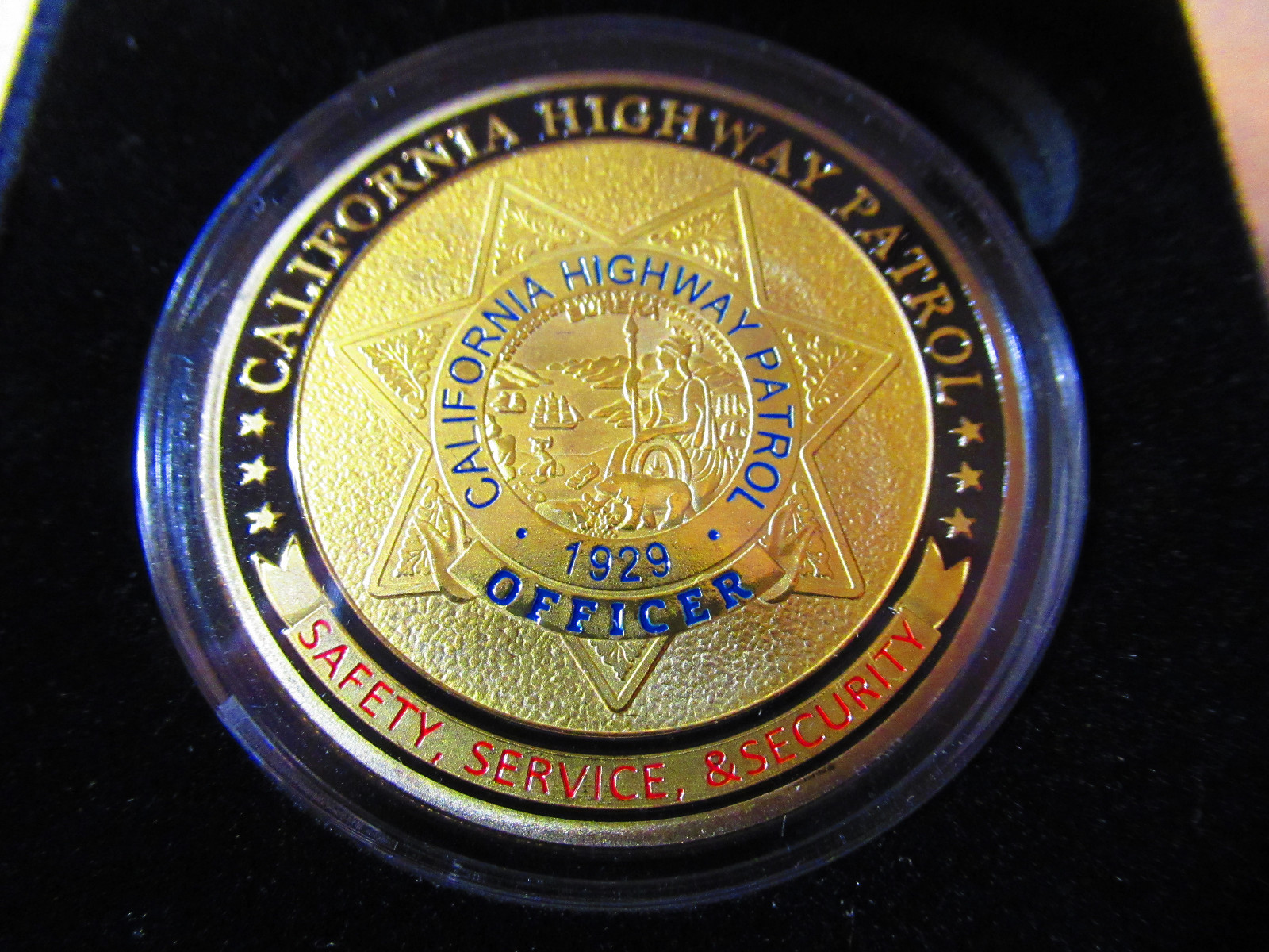CALIFORNIA HIGHWAY PATROL Challenge Coin w/ Presentation Box | eBay
