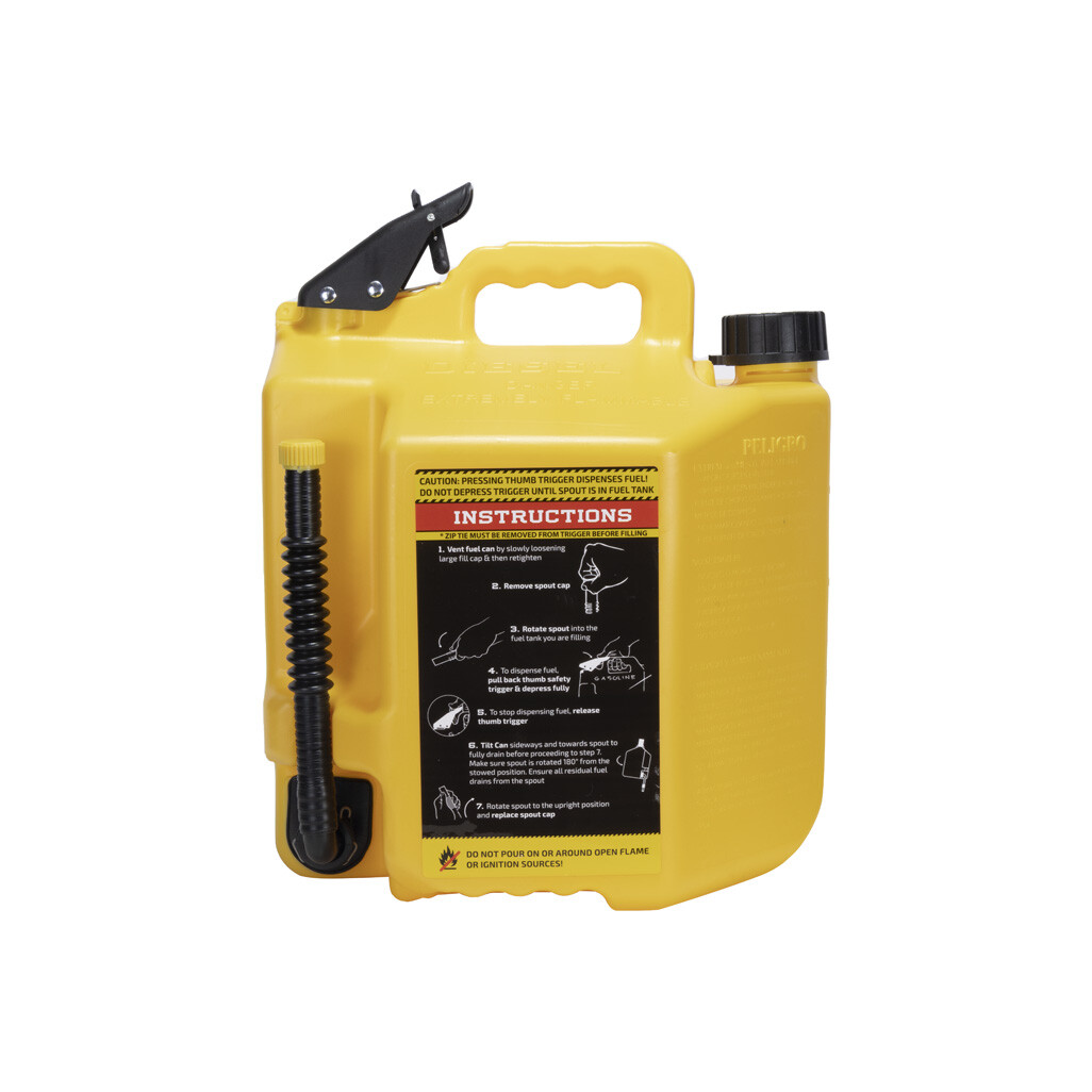 SureCan 5-Gallon Diesel Fuel Container Type II Safety Rotating Spout ...