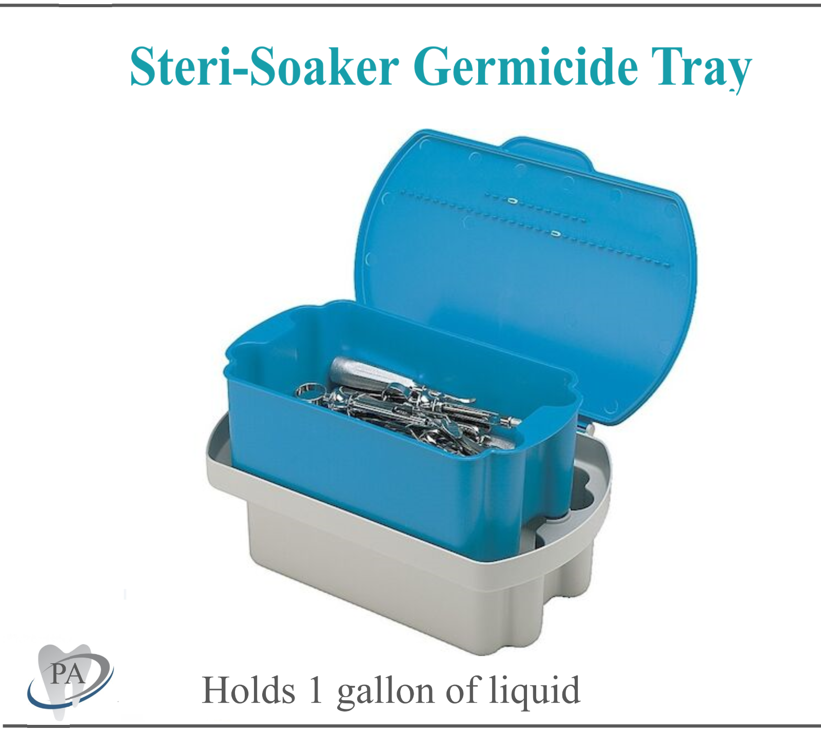 Blue* Germicide Tray for the Cold Sterilization of Dental, Tattoo ...