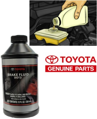 OEM Genuine Toyota Brake Fluid Dot3 12 fl. oz 00475-1BF03 | eBay
