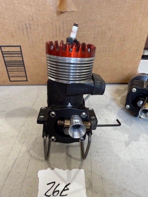 McCOY 60 GAS POWER ENGINE LOOKS READY FOR INSTALLATION. RED TOP TETHER ...