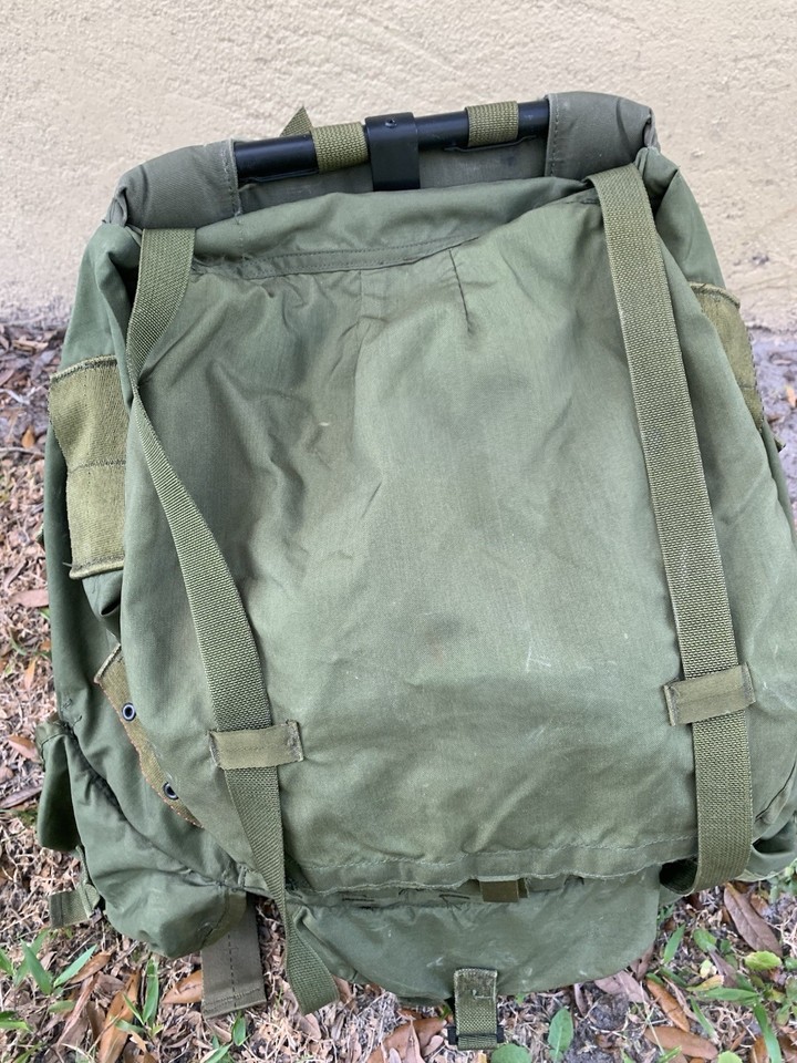 USGI OD Green Alice Pack LC-1 Combat Nylon Field Backpack w/Frame *READ ...