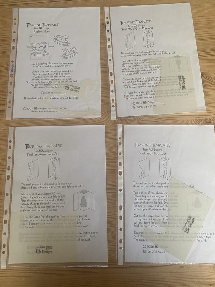 28 Tempting Templates For Card Making And Project Sheets Many Different ...