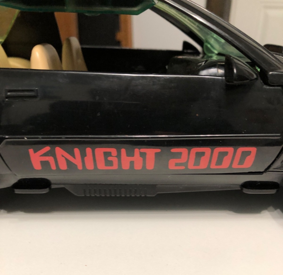 Vintage Knight Rider 2000 Talking KITT Car with Michael Knight Kenner ...