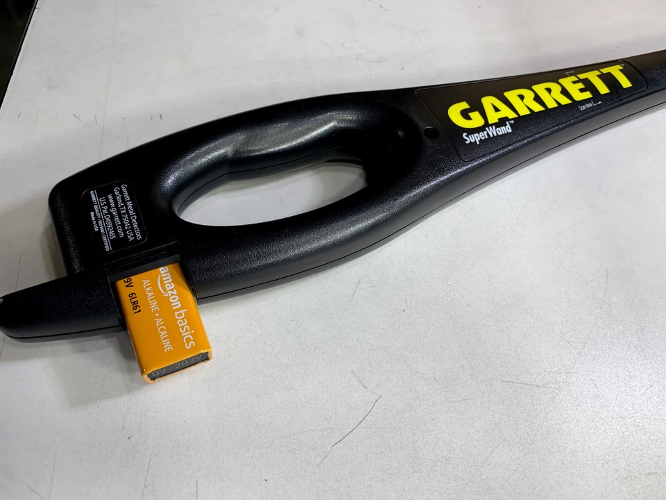 Garrett SuperWand Handheld Metal Detector Security Wand 1165800 TSA ...