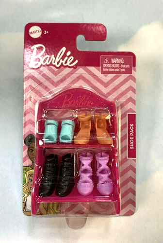Barbie Doll Accessories SHOES w Shoe Rack Stand GVY23 ASST GVY22 | eBay