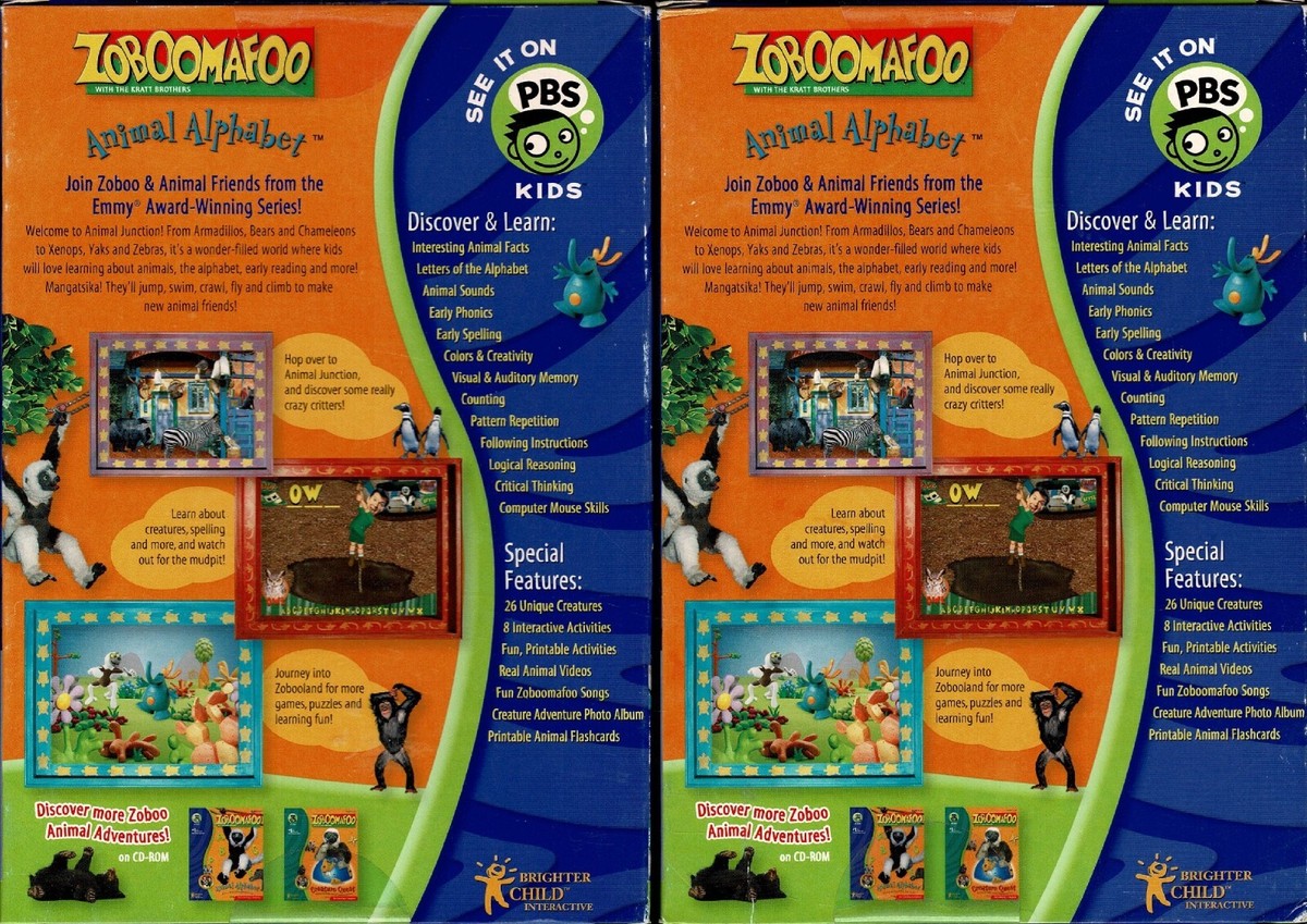 Zoboomafoo Animal Alphabet Pc Game Zoboomafoo Animal Alphabet