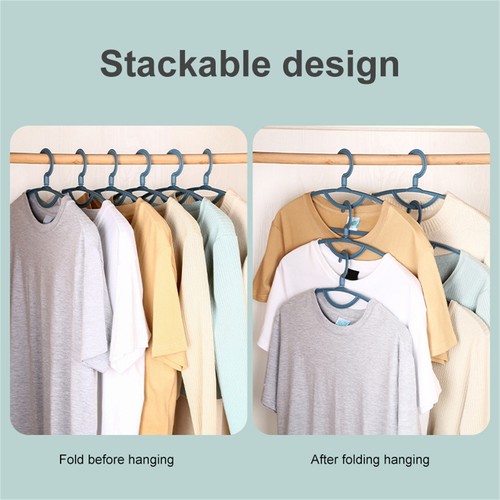 5pcs Clothes Racks Smooth Edges Compact Wide Shoulder Clothes Rack ...