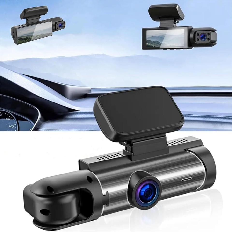 Saker Front & Rear Dashcam-1080P Front & Interior Camera | eBay UK