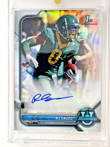 2021-22 Bowman Chrome University RJ Sneed 1st Auto #BCPA-RS | eBay