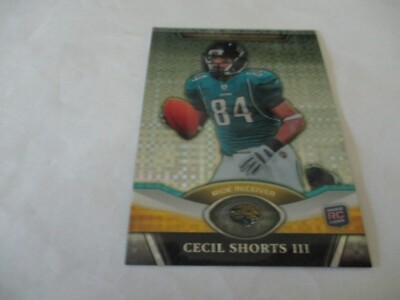 2011 Topps Platinum Refractor Rookie Cecil Shorts III Card #115 | eBay
