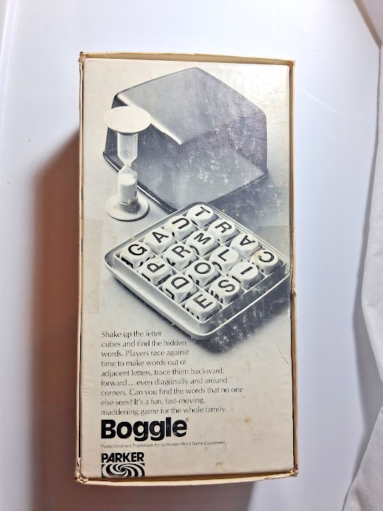 BOGGLE 1976 Parker Brothers Hidden Word Game Vintage Used . | eBay