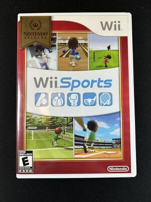 Wii Sports Nintendo Selects Disc + Manual + Inserts (Nintendo Wii, 2006 ...