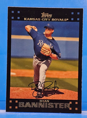 Brian Bannister, P - Topps - Royals, 2007 - #587 - White Font | eBay
