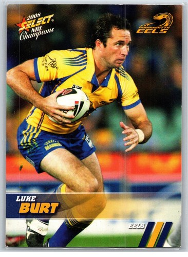 2008 Select NRL Champions Luke Burt Parramatta Eels #113 | eBay Australia