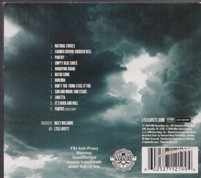 1 CENT CD Lyle Lovett – Natural Forces / COUNTRY 602527121994 | eBay