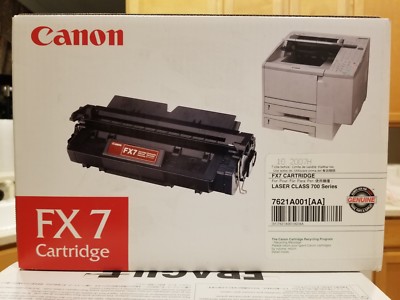 Canon FX-7 FX7 Genuine Toner Cartridge NEW & NEW W/DAMAGE SEALED ...