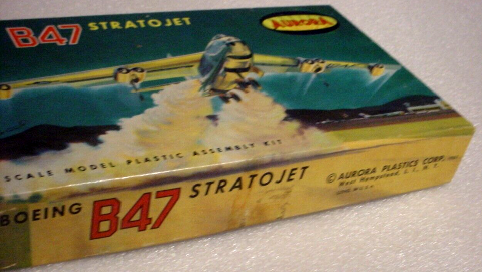 1961 Aurora Boeing B-47 STRATOJET BOMBER Model Kit # 493-50 1:180 | eBay