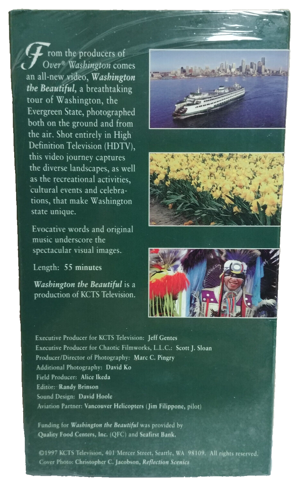 Washington The Beautiful VHS as seen on PBS | eBay