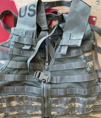 NEW USGI ACU MOLLE II FIGHTING LOAD CARRIER FLC LBV TACTICAL VEST ...