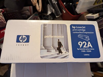 HP 92A C4092A OEM Genuine Black Laserjet Toner Print Cartridge Sealed ...