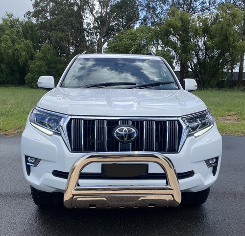 3.5'' Oval Stainless Steel Nudge Bar for Toyota Prado 150 2010-2022 ...