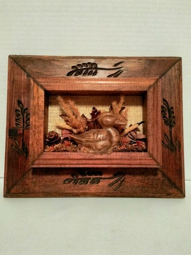 Vintage Duck Shadow Box 3D Handmade 10” x 8” | eBay